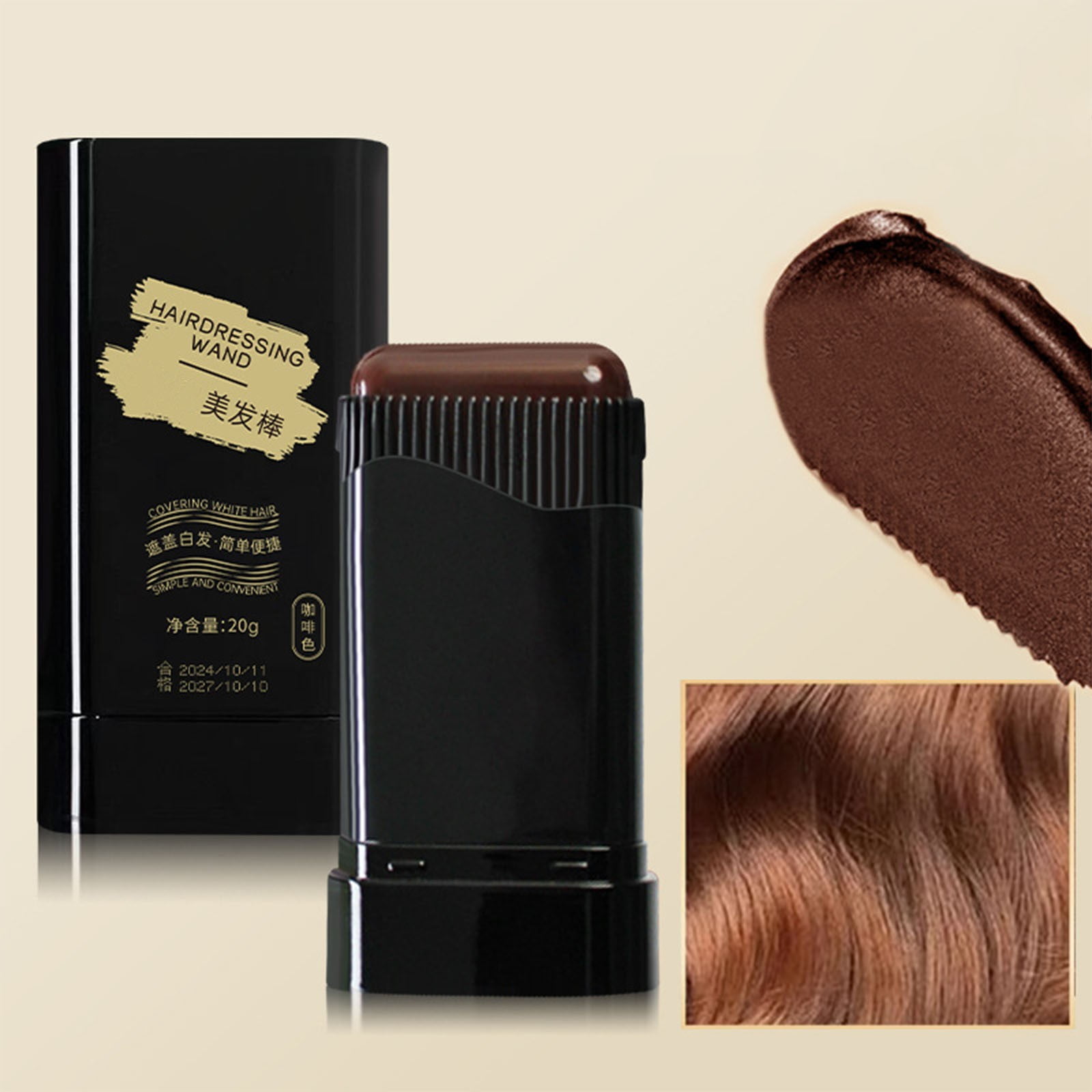 Safe and Convenient Comb Hair Dye, Black Hair Dye with Comb Applicator ...