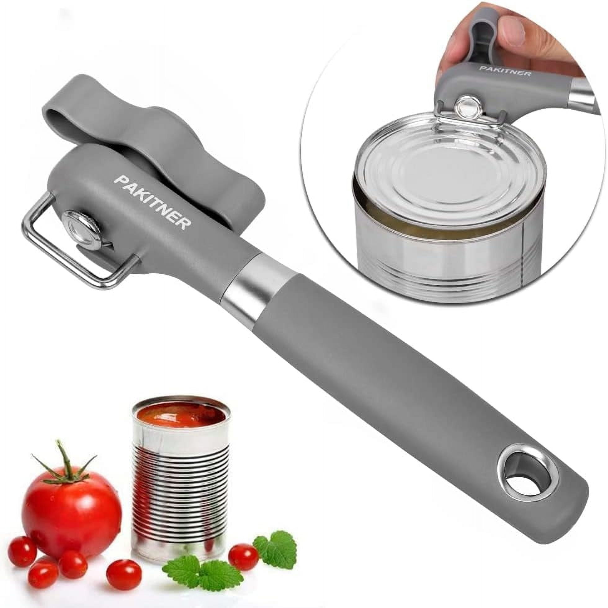 Safe Cut Can Opener, Smooth Edge Can Opener - Handheld Easy Turn Knob, Manual Can Opener ...
