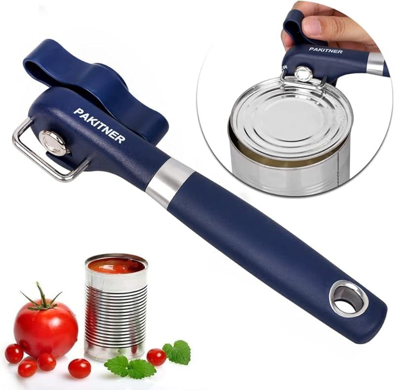 Safe Cut Can Opener, Smooth Edge Can Opener - Handheld Easy Turn Knob ...