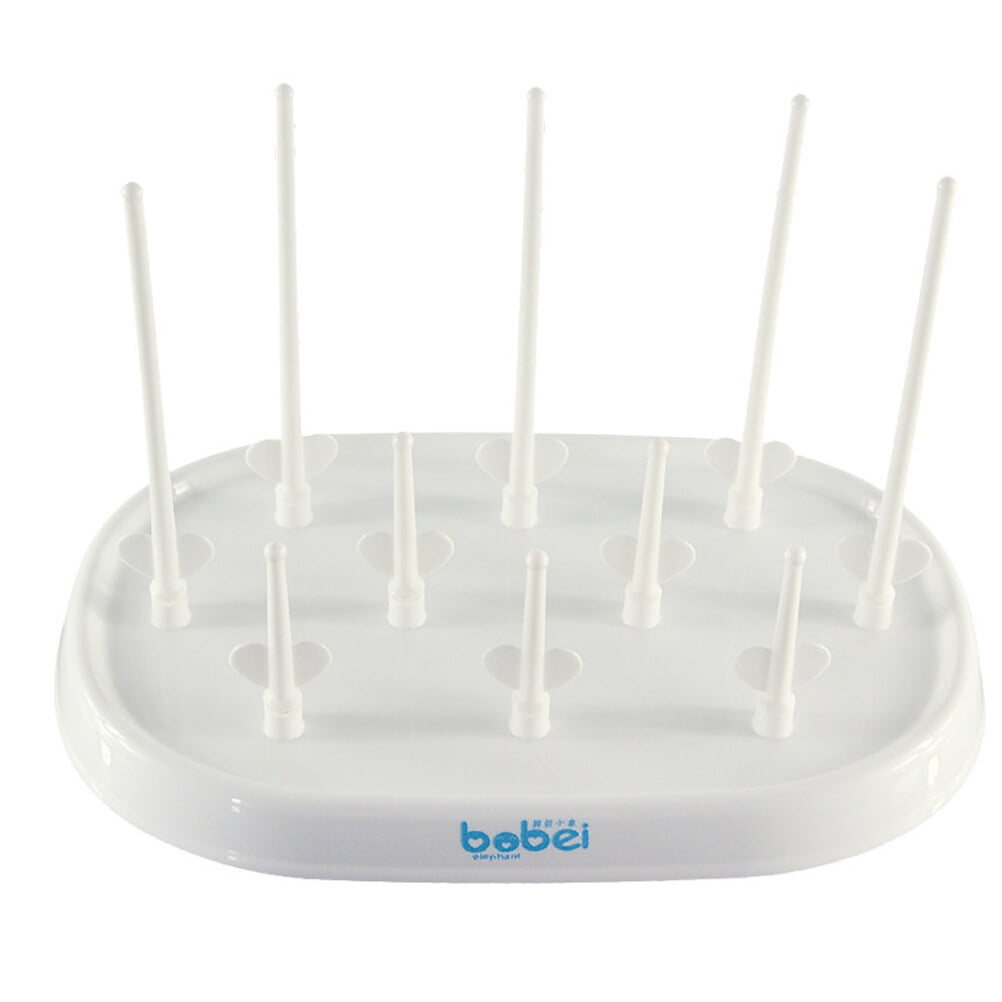 HOOWIFFY White Bottle Dryer Stand for Baby Accessories with Optimum Air ...