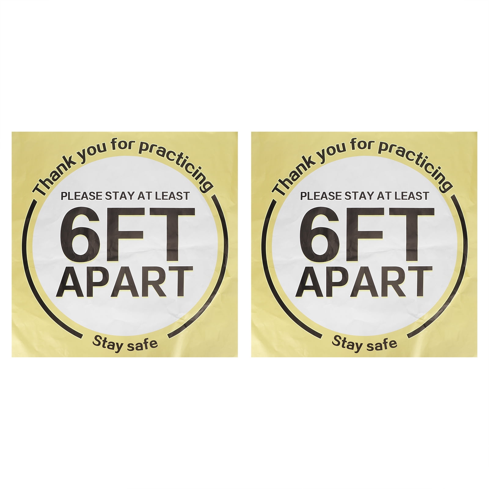 Safe Distance Floor Decals, Crowd Control Guidance For Businesses ...