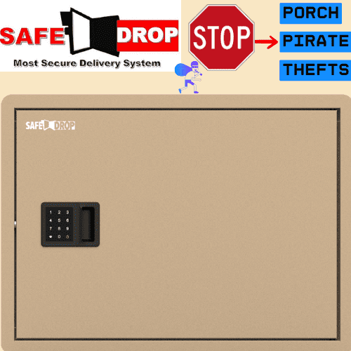 Safe Drop Security Delivery System, Aluminum Security Door with a ...