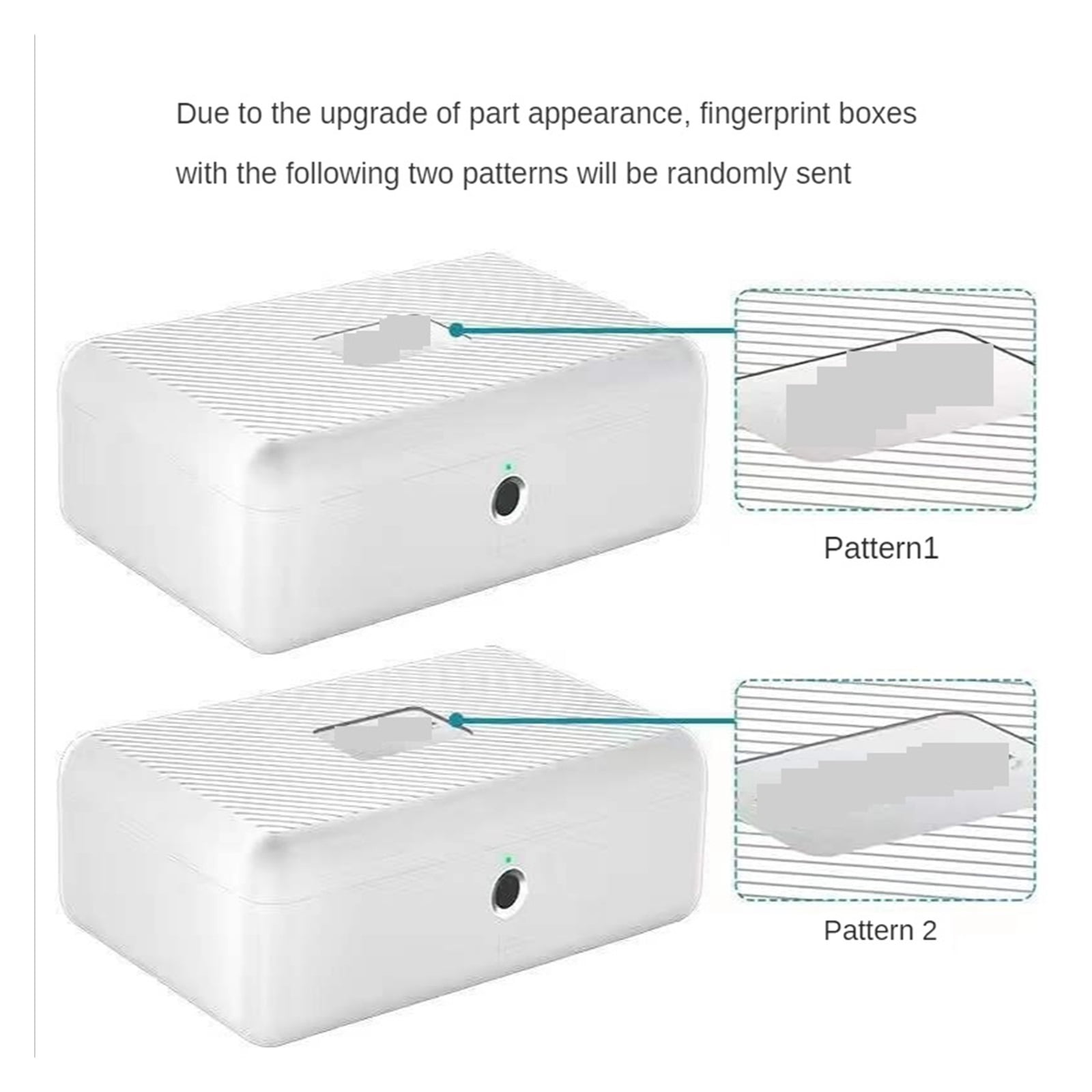 Safe Finrprint Stora Box Privacy Box Key ID Card Jewelry Box With ...