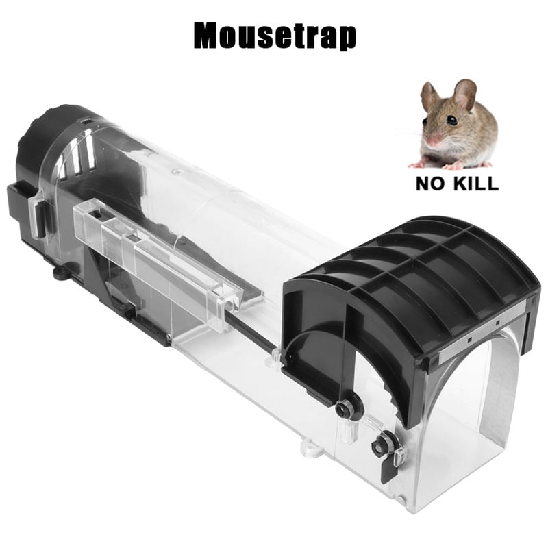 Safe Firm Smart Self-locking Mousetrap Rodents Trap Reusable Plastic ...