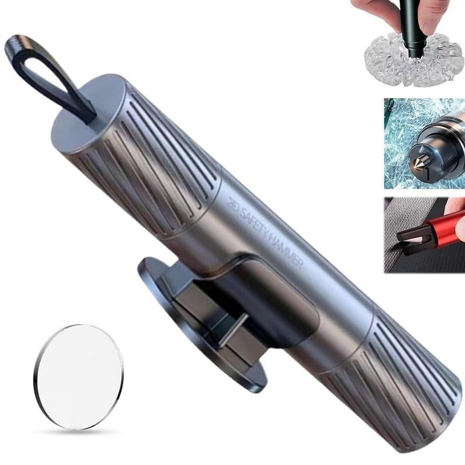 Safe Hammer Glass Breaker Under Water, Car Hammer Seatbelt Cutter ...