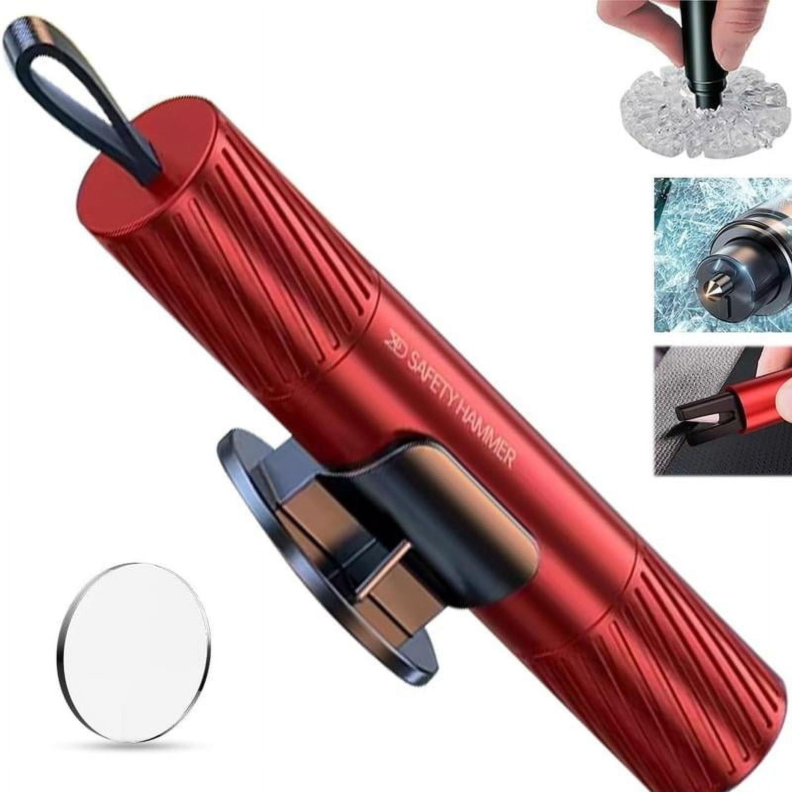 Safe Hammer Glass Breaker Under Water, Car Hammer Seatbelt Cutter ...