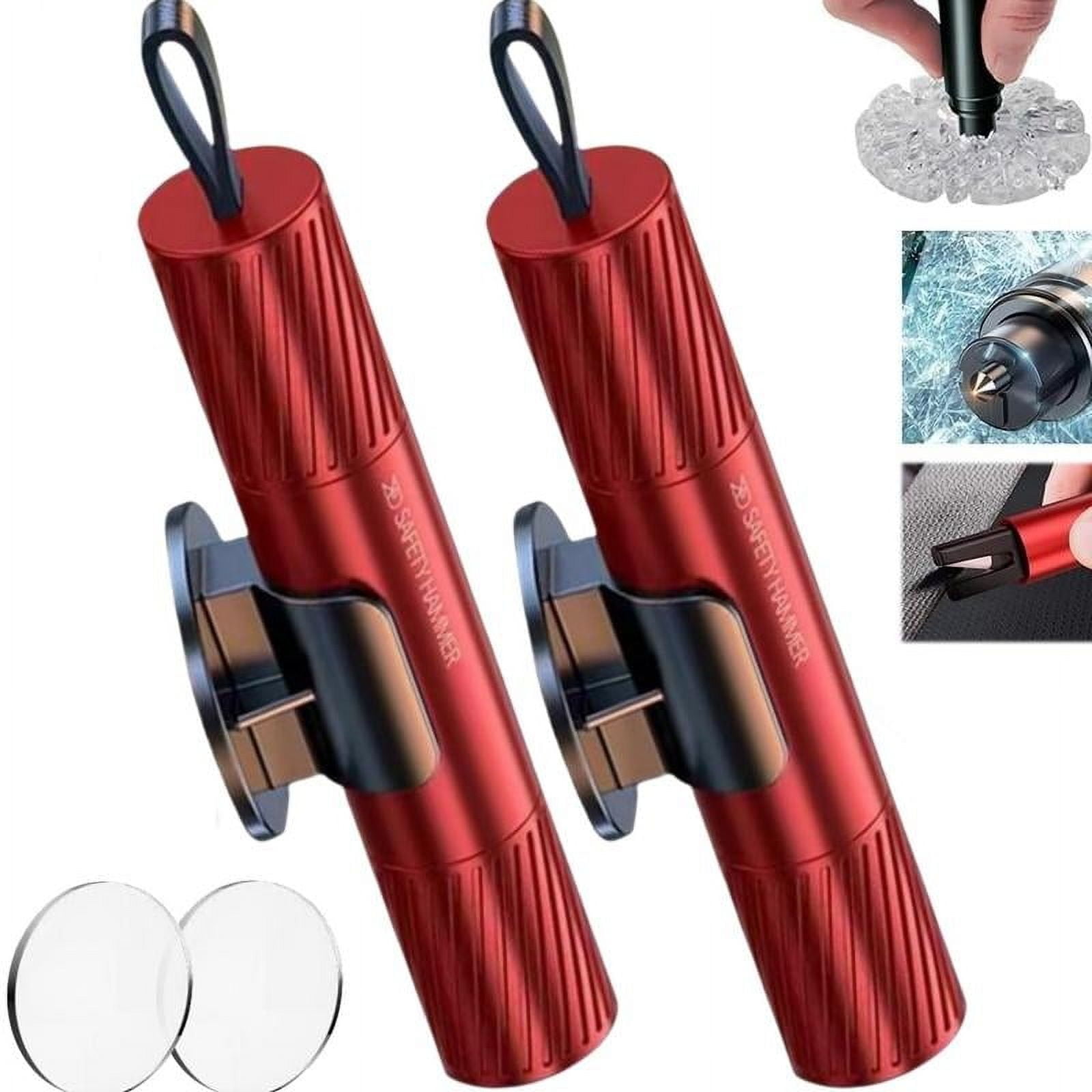Safe Hammer Glass Breaker Under Water, Car Hammer Seatbelt Cutter ...