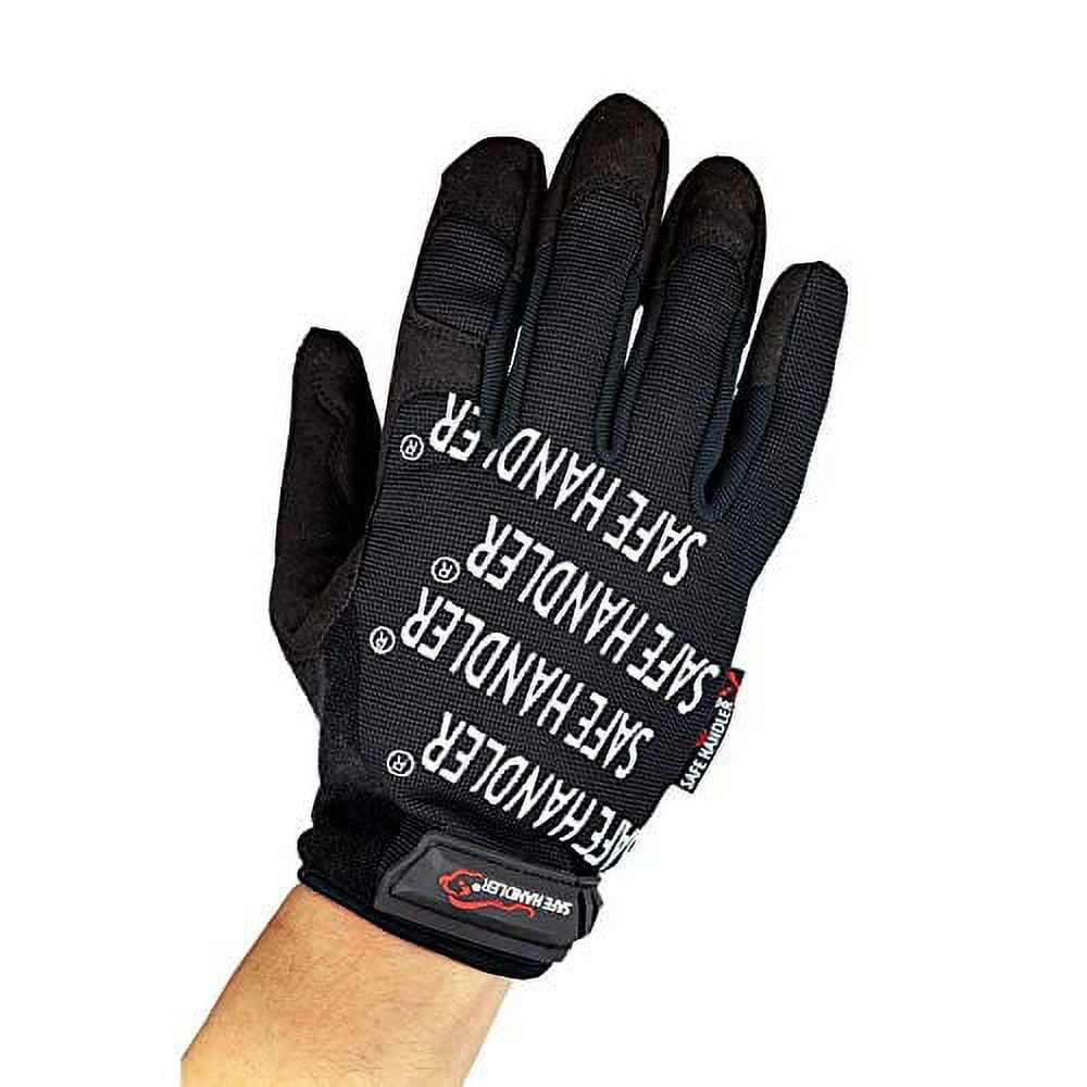 Safe Handler Cool Mesh Gloves, Flexible Hand Protection, Hook & Loop ...