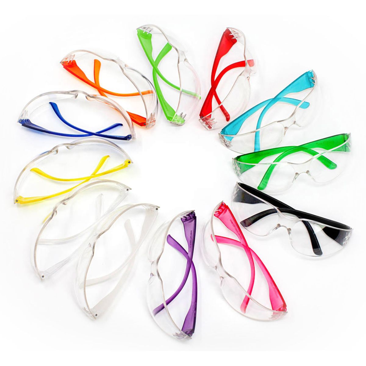 Gateway Safety 3699 Colorful StarLite Gumballs Safety Glasses, Small ...