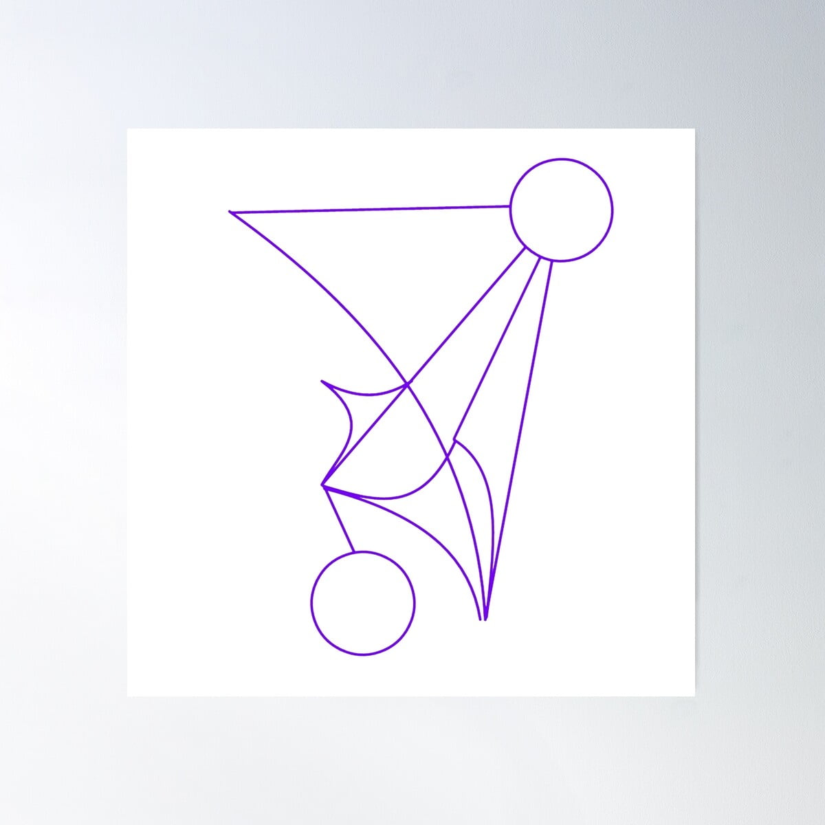 Safe Journal Sigil Poster Wall Art, Modern Wall Decor For Living Room ...