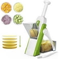 Safe Mandoline Slicer for Kitchen, Potato Slicer for Chips, Vegetable ...