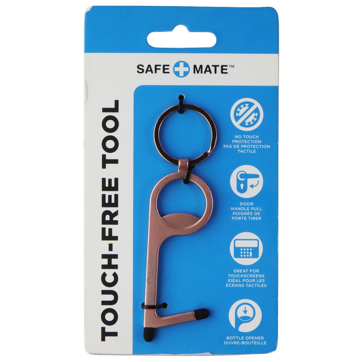 Safe-Mate Touch-Free Tool for Touchscreens and More - Rose Gold ...