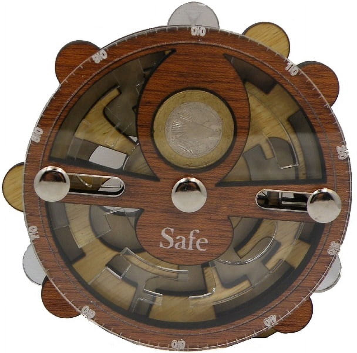 Safe - Money Maze Brain Teaser Wooden Puzzle - Walmart.com