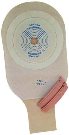 Safe N Simple SNS12T100 Ostomy Pouch One-Piece System 12 Inch Length ...