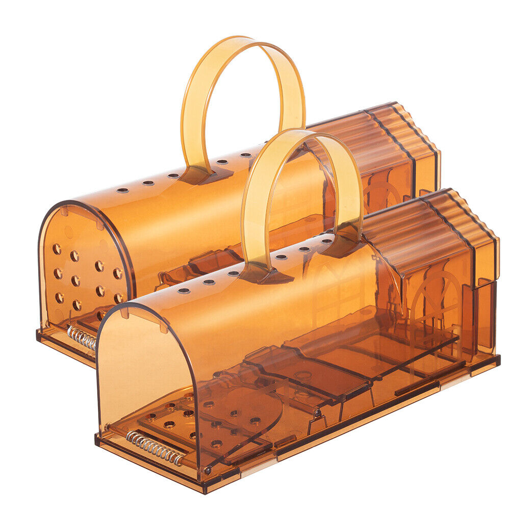 Safe & Non-toxic Mouse Traps Large Size USA Brand Transparent ABS ...