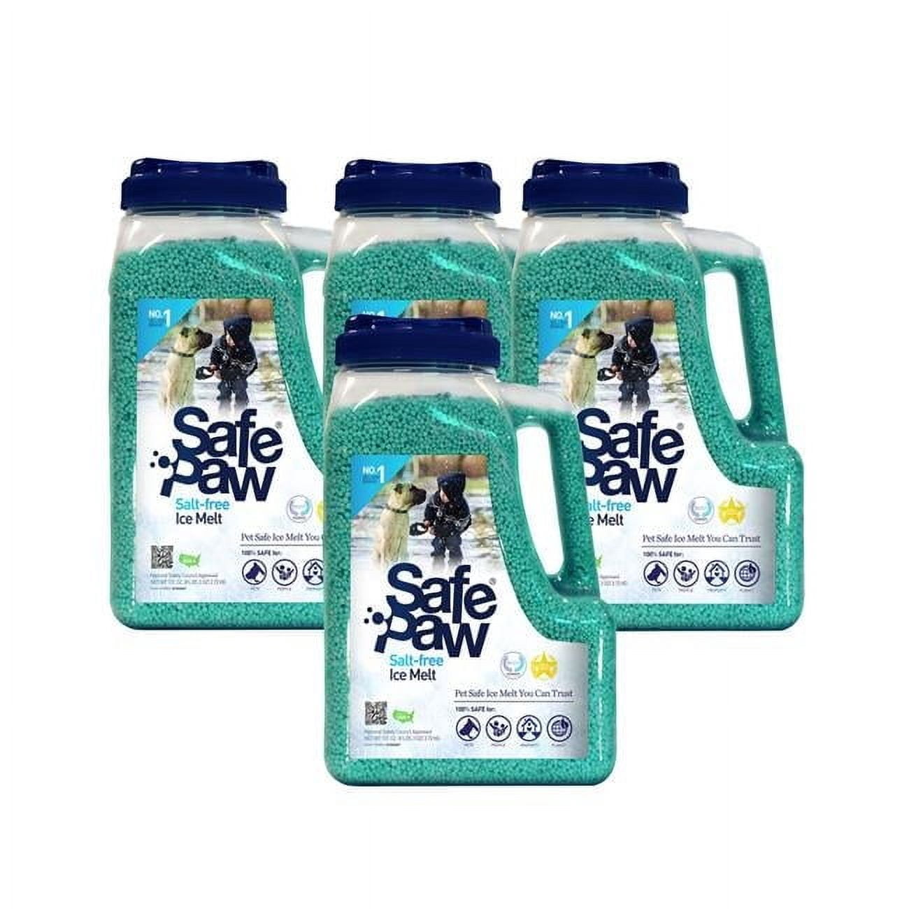Safe Paw Pet Friendly 8.3 lbs Ice Melt Jugs for Winter Driveway and ...