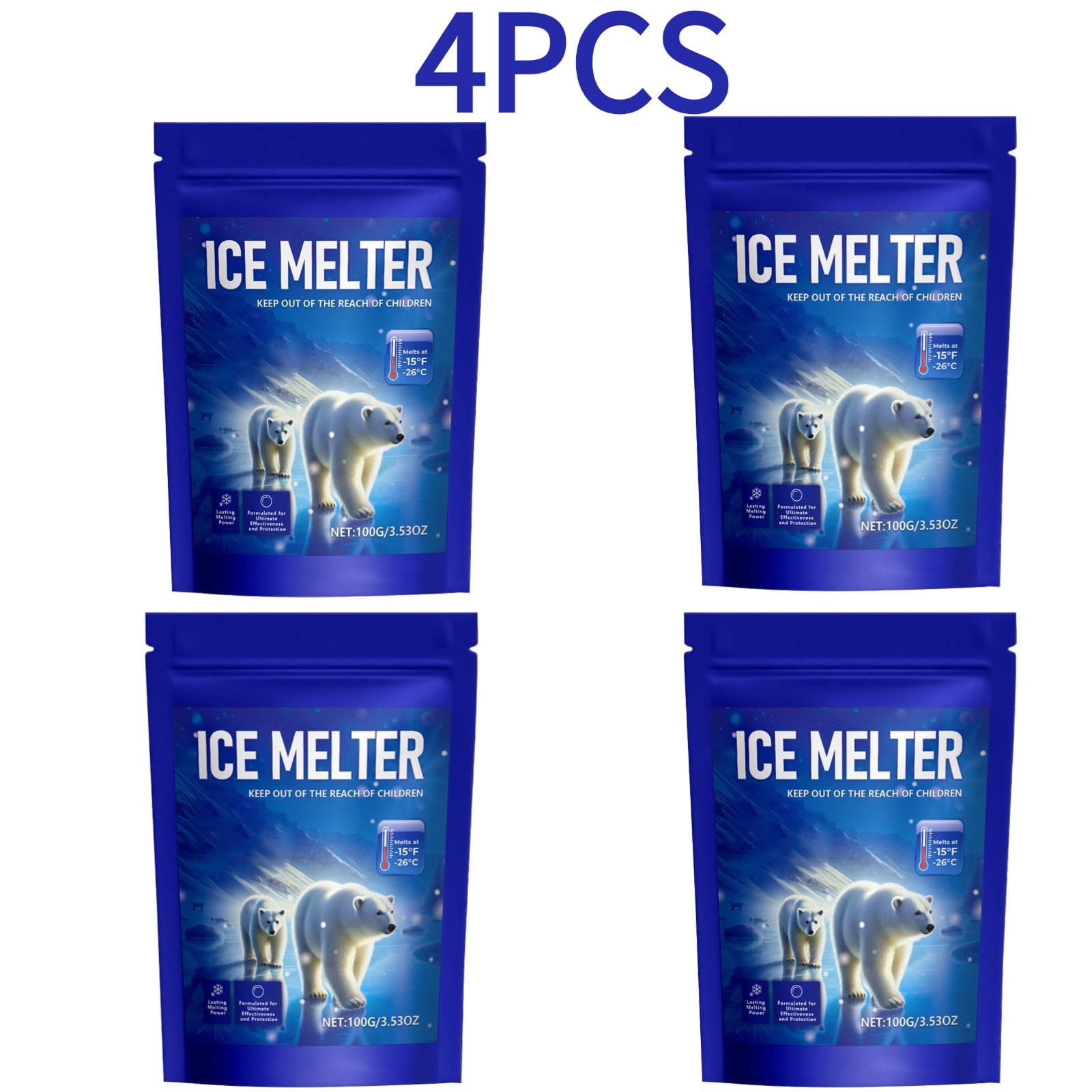 Safe Paw Ice Melt - Pet & Kid Friendly, Safe for Concrete, Driveways ...