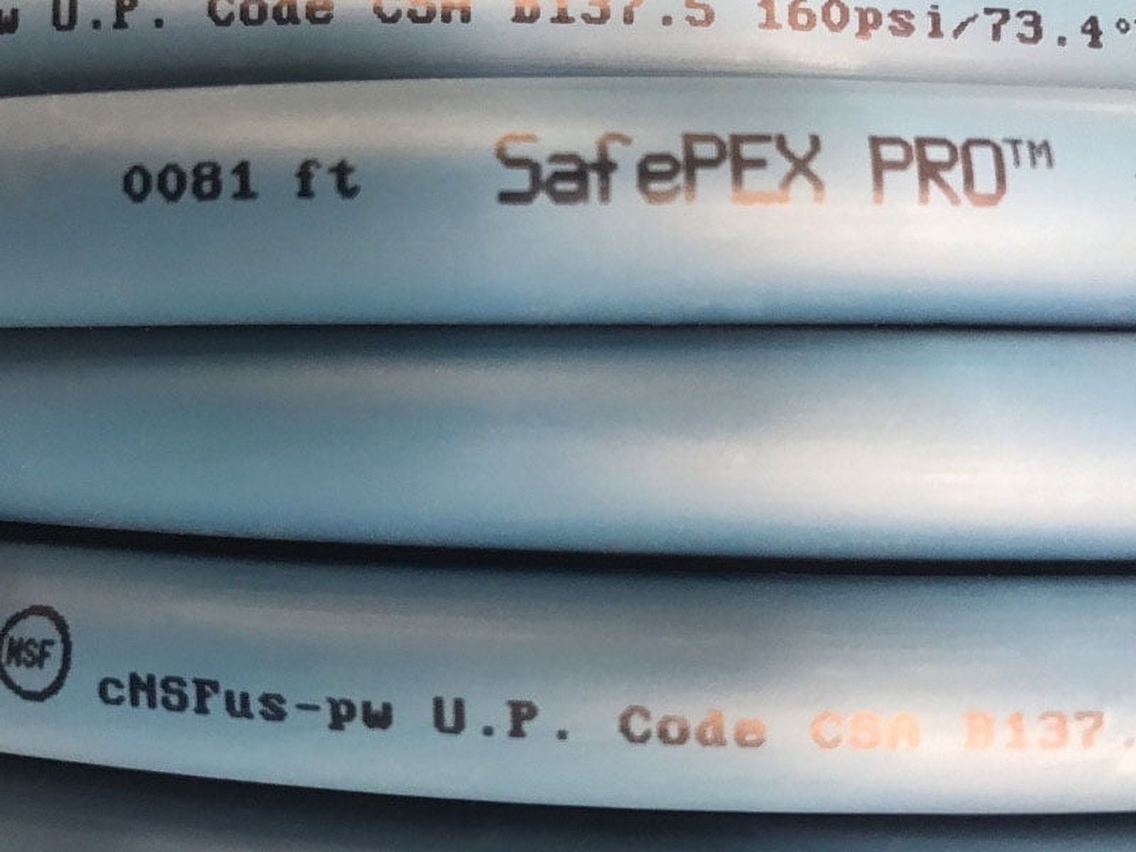 Safe PEX Pro 1/2 in. D X 5 ft. L PEX Tubing 100 psi - Walmart.com