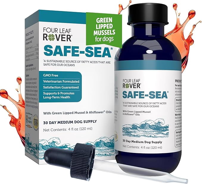 Safe-Sea - Green Lipped Mussels for Dogs with Ahiflower Oil and ...