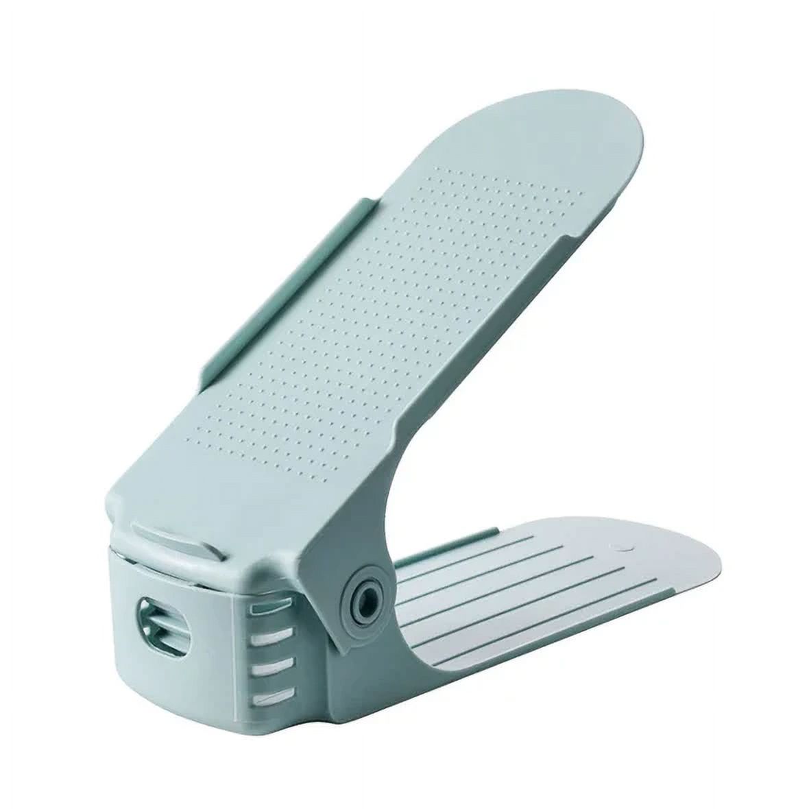 Safe Shoe - Double Shelf Space Savers Shoe Organizer (Black) - Walmart.com