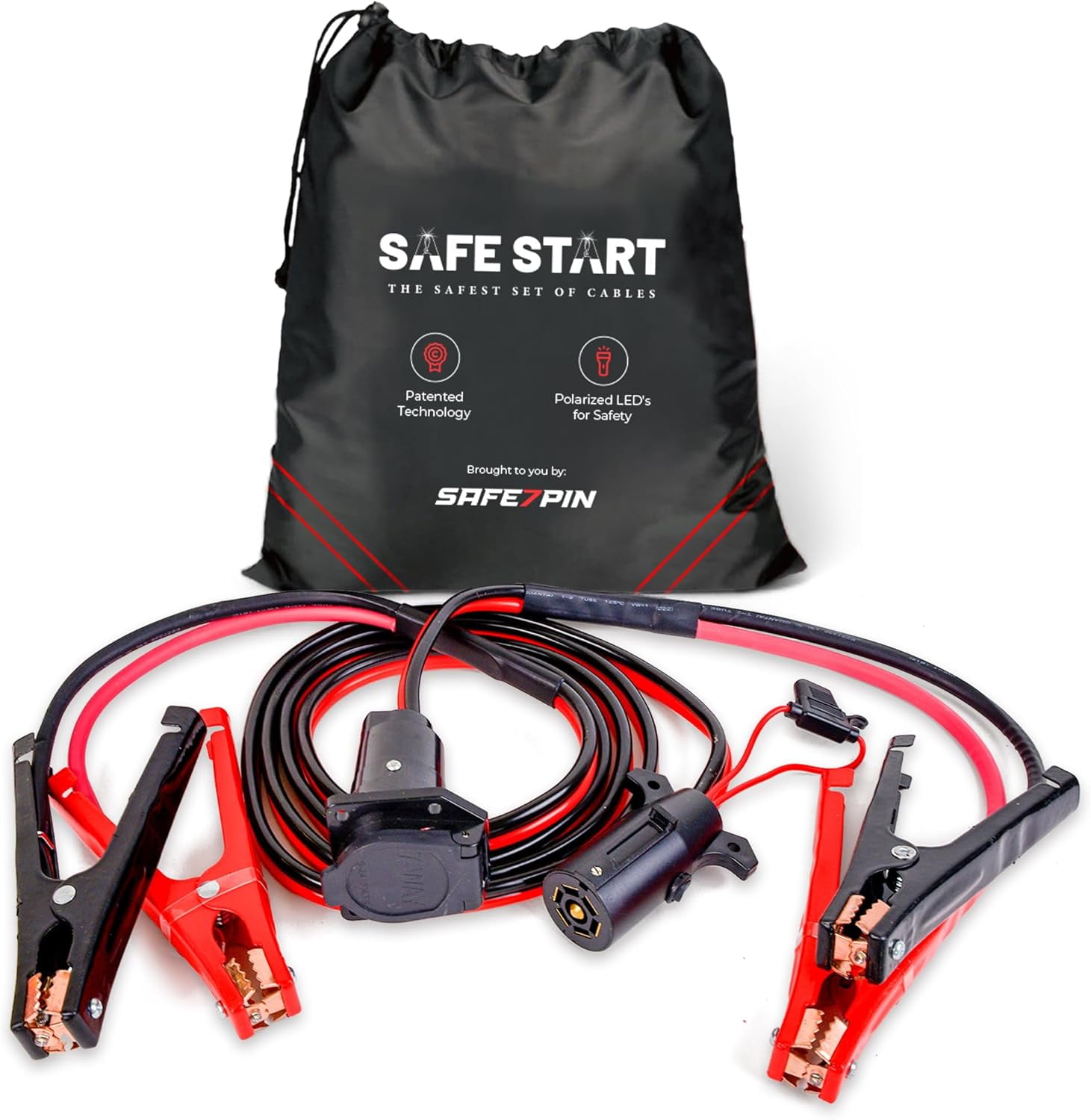 Safe Start Jumper Cable | Heavy Duty Jumper Cables for Trucks, SUV ...