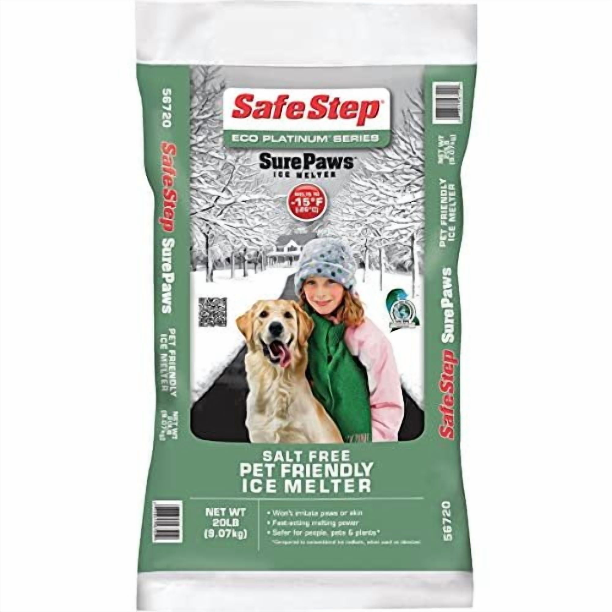 Safe Step 56720 20 Lb Poly Bag Eco Plantinum Series Sure Paws Ice ...