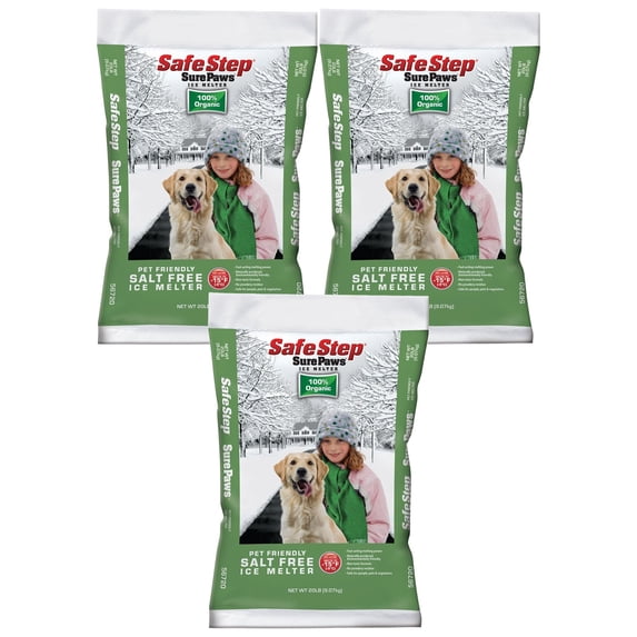 Safe Step Sure Paws Salt Free Pet Friendly Granule Ice Melter - 20 lbs ...