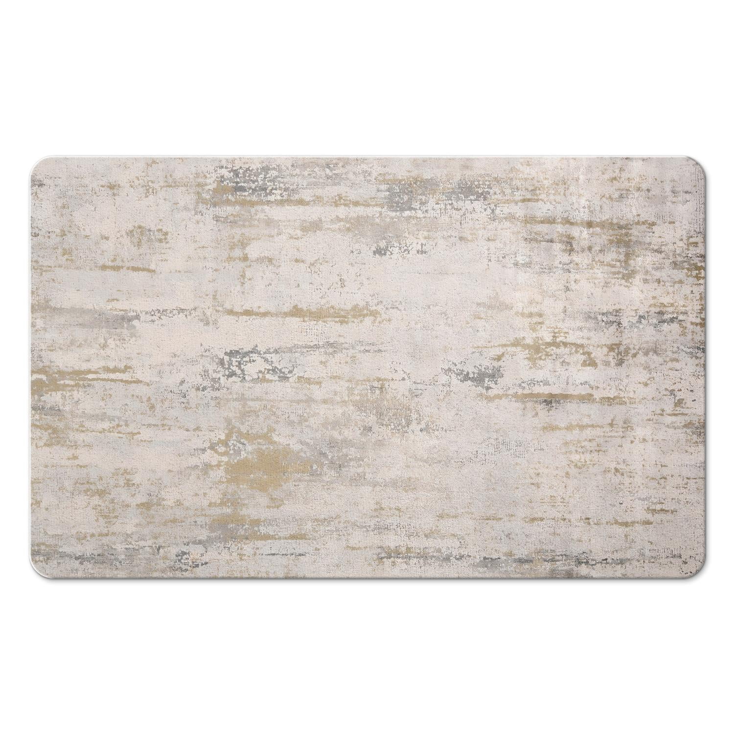 Safe & Stylish Modern Abstract 20x32 inch Runner Rug - Non-Skid Long ...