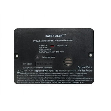 MTI Industries Safe-T-Alert 45 Series Flush Mount Dual RV Carbon ...