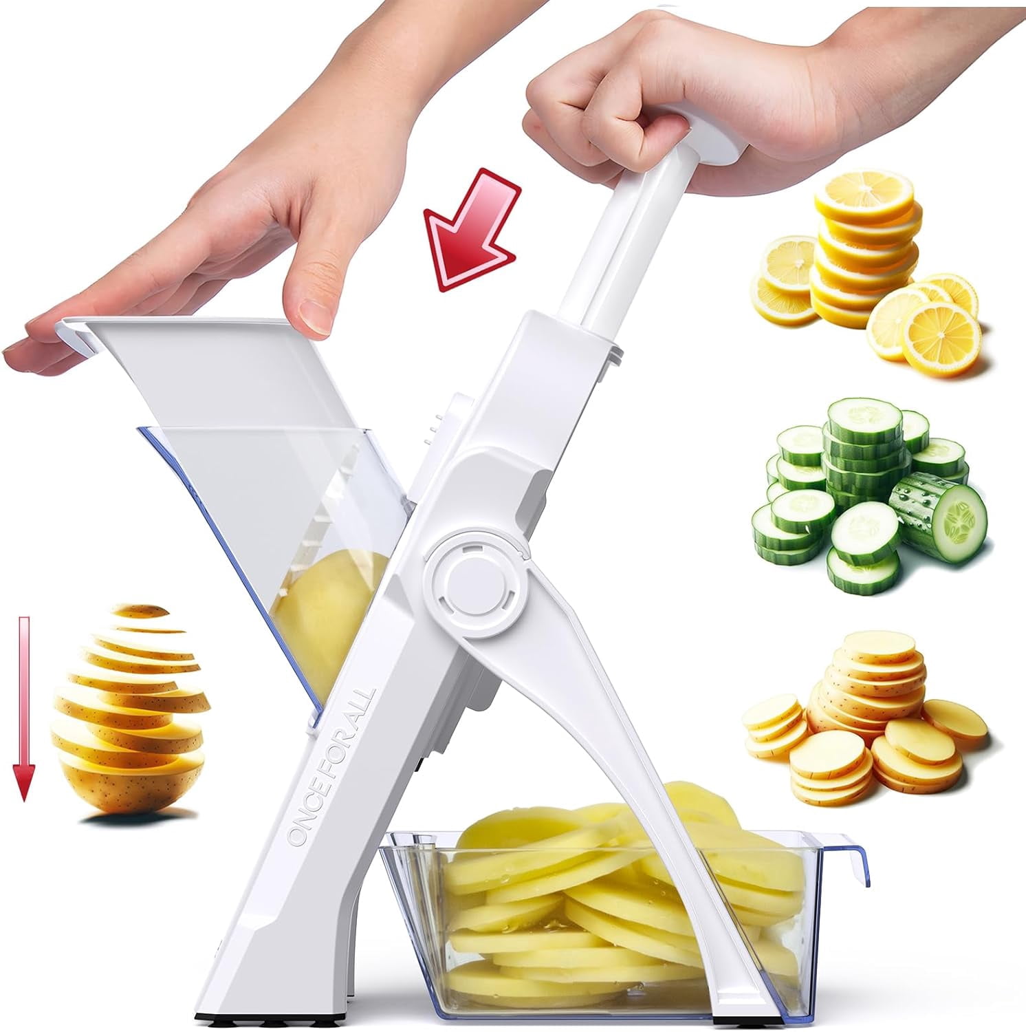 Safe Vegetable Slicer For Kitchen, Professional Mandoline Slicer For ...