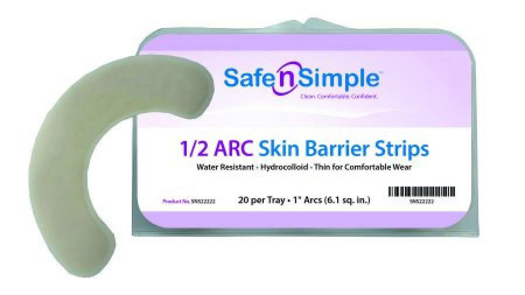 Safe n'Simple Skin Barrier Strips, Mold to Fit (Standard Wear ...