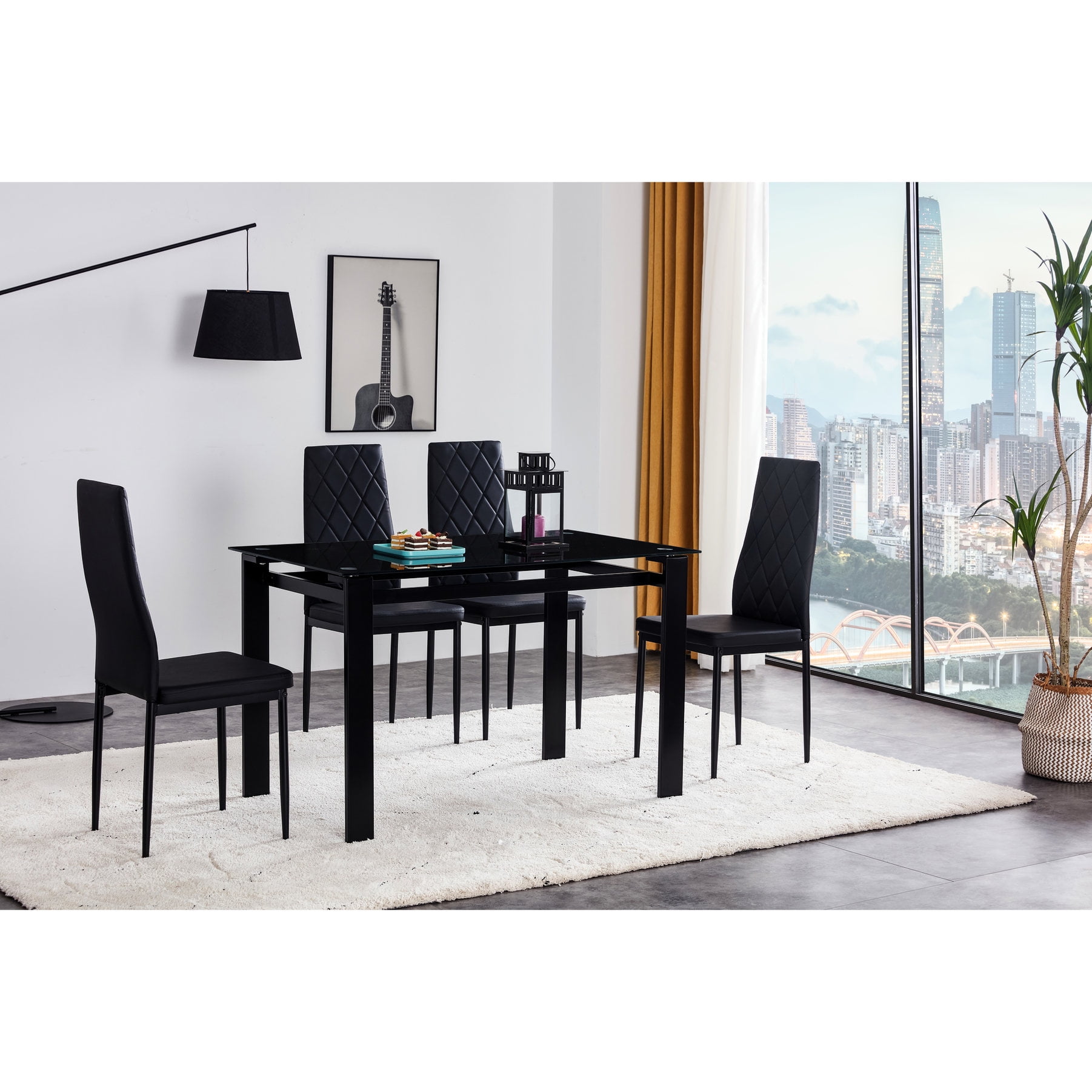 Safe table design & comfortable seating materials - Peaceful family ...