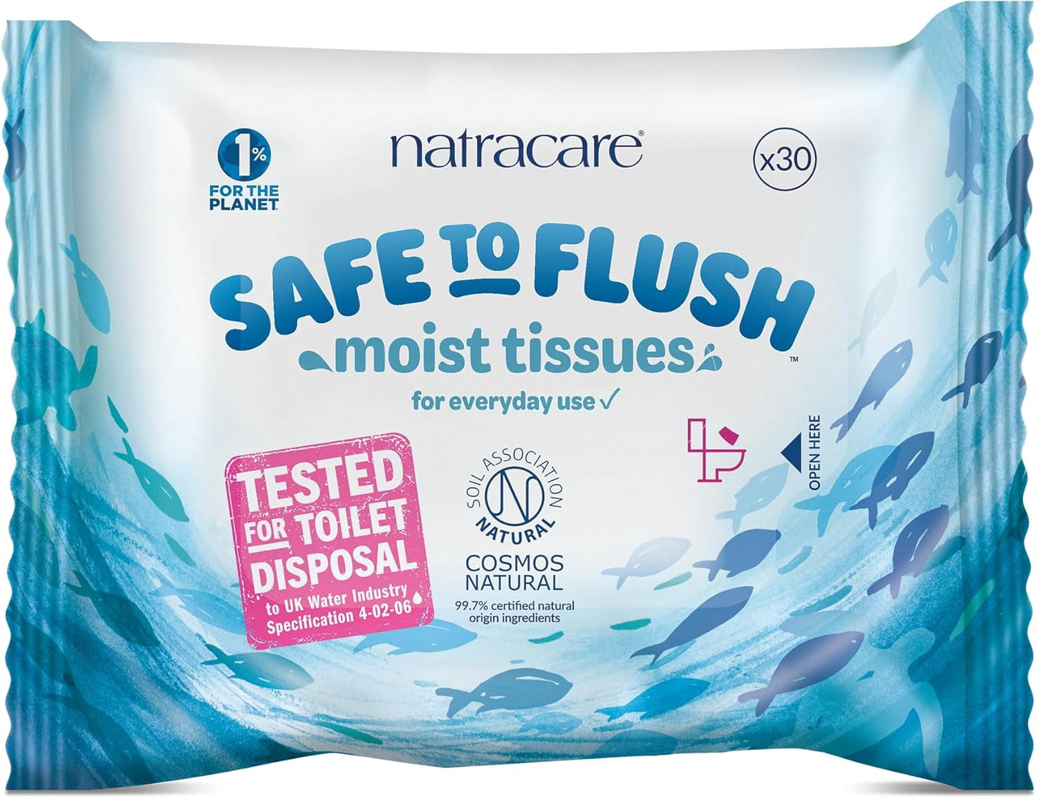Safe to Flush Moist Tissues, Made of 100% paper and an Organic and ...
