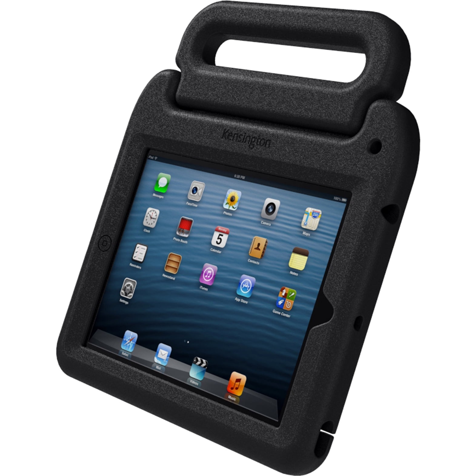 SafeGrip Rugged Carry Case & Stand for iPad - Charcoal - Walmart.com