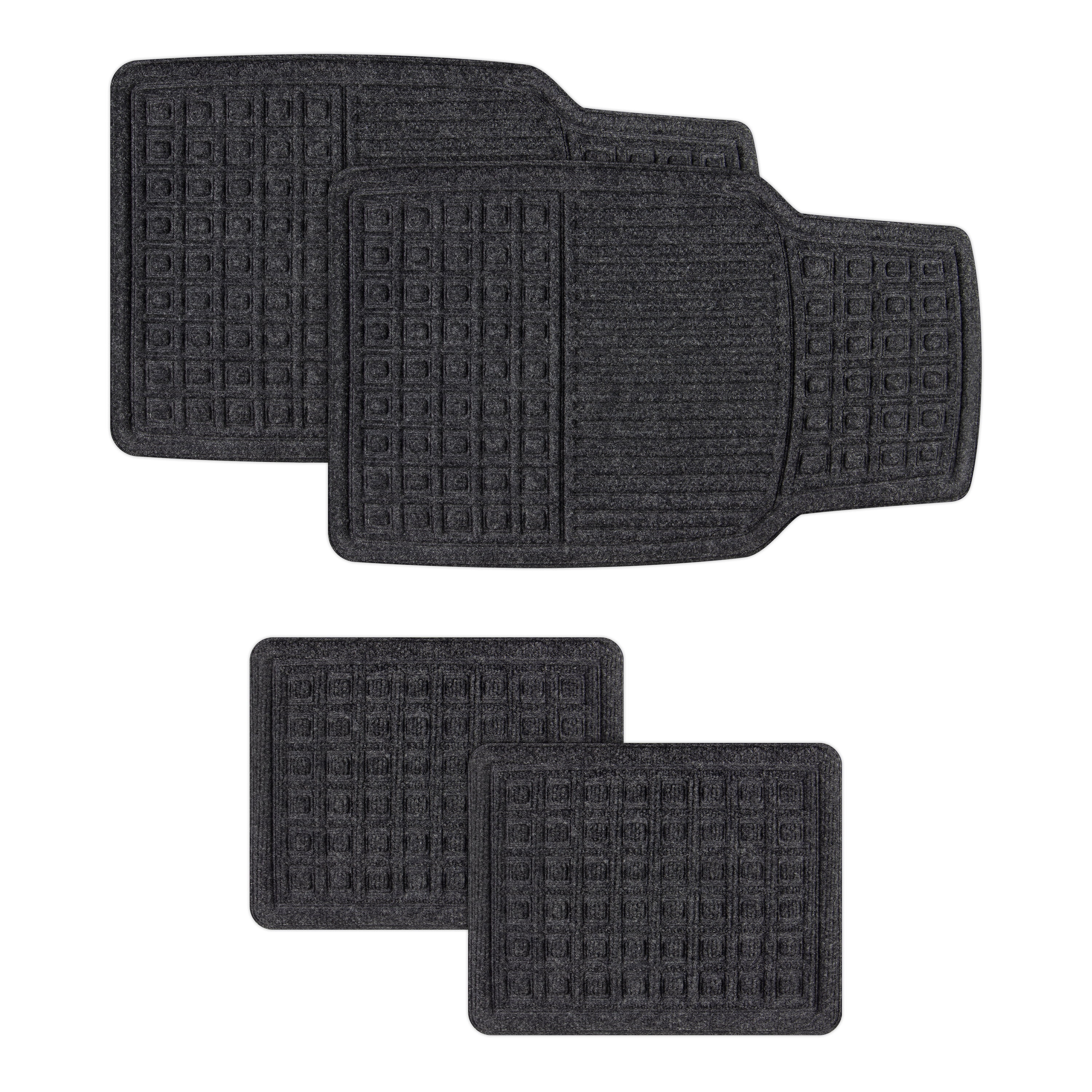 SafeGuard Carpeted Onyx Squares Universal Fit Needlepunch Car Floor ...