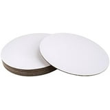 14CC(100PCS), 14-Inch White Round Corrugated Cardboard Circles ...