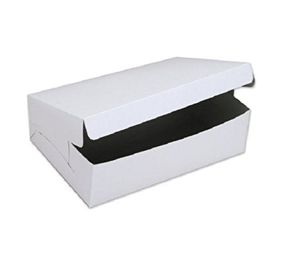 SafePro 19144C, 19x14x4-Inch Cardboard Cake Boxes, Take Out Disposable ...