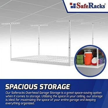 Fleximounts eShelf Overhead Garage Storage, 3'x6' Adjustable Ceiling ...