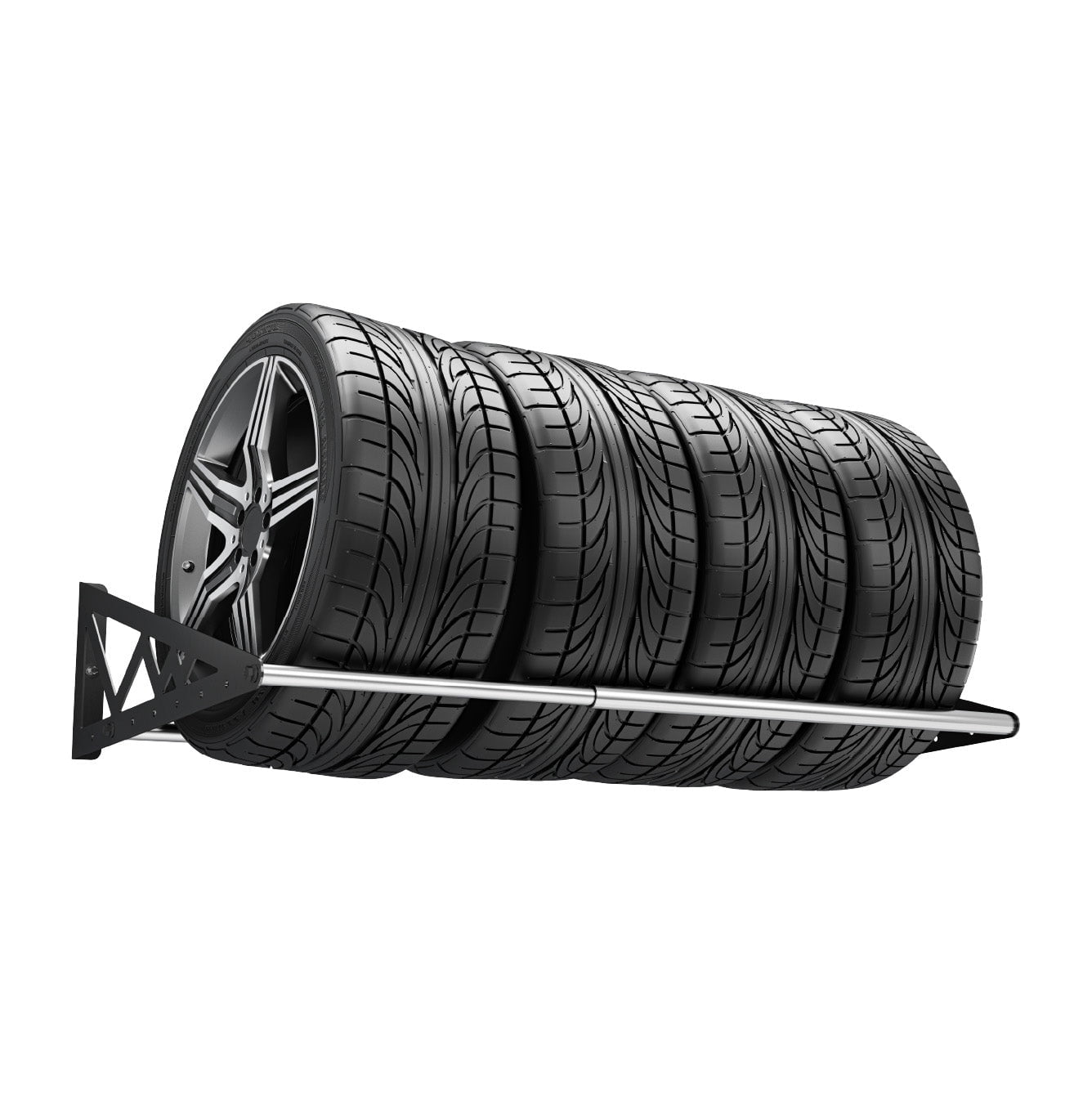 SafeRacks Wall-Mounted Tire Storage Rack with 400lb Capacity, Expands ...