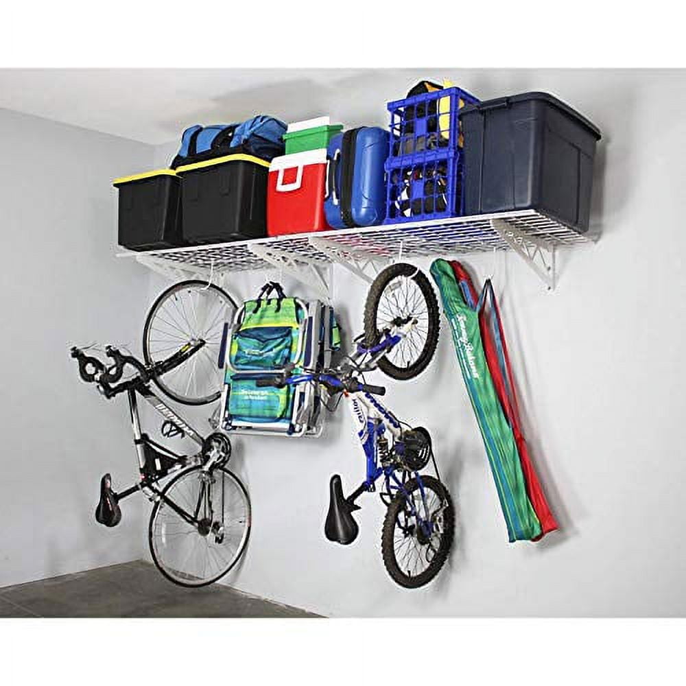 SafeRacks Garage Wall Shelves - 2-Pack 24"x48" Mountable Shelving Units ...