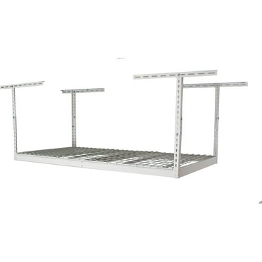 eShelf Adjustable Overhead Garage Storage Rack, 4X4 ft, Heavy-Duty ...