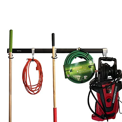 SafeRacks Wall Mounted Sport Utility Storage Rack - Includes 5 Storage ...