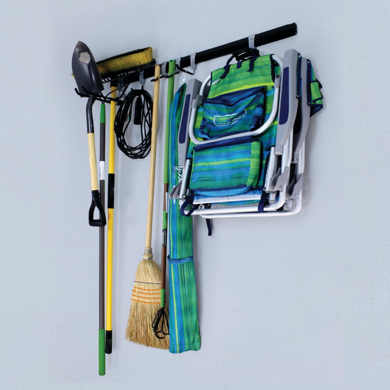 SafeRacks Wall Mounted Sport Utility Storage Rack - Includes 6 Storage ...