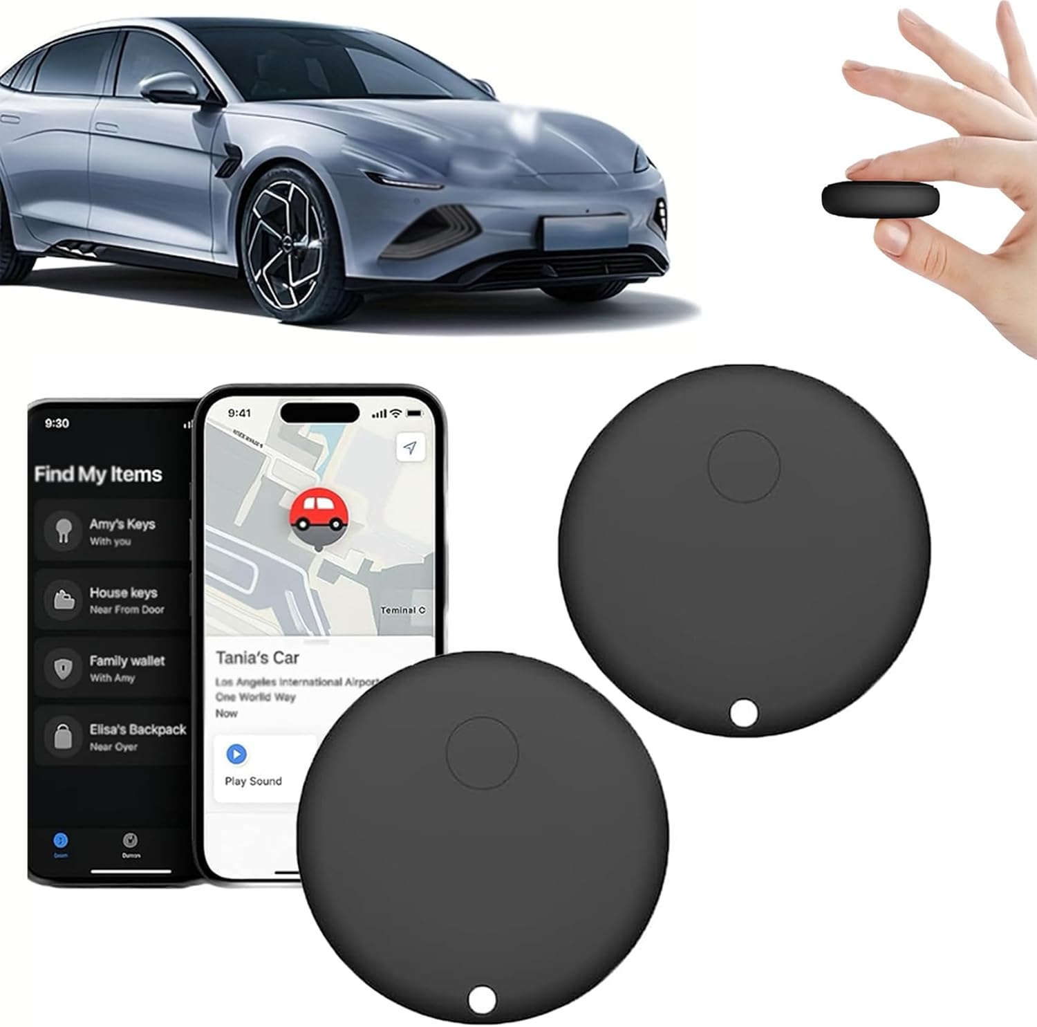 GPS Tracker - Safe Sync GPS Tracker, Waterproof & Magnetic GPS Car ...