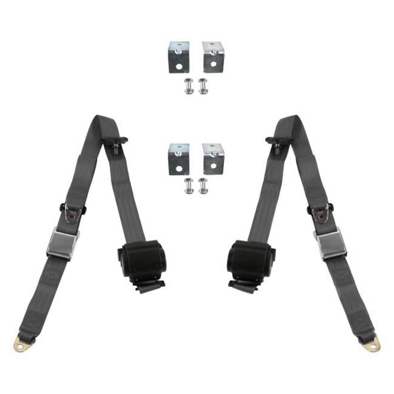 SafeTBoy 3 Point Airplane Retractable Bucket Seat Belt Kit with ...