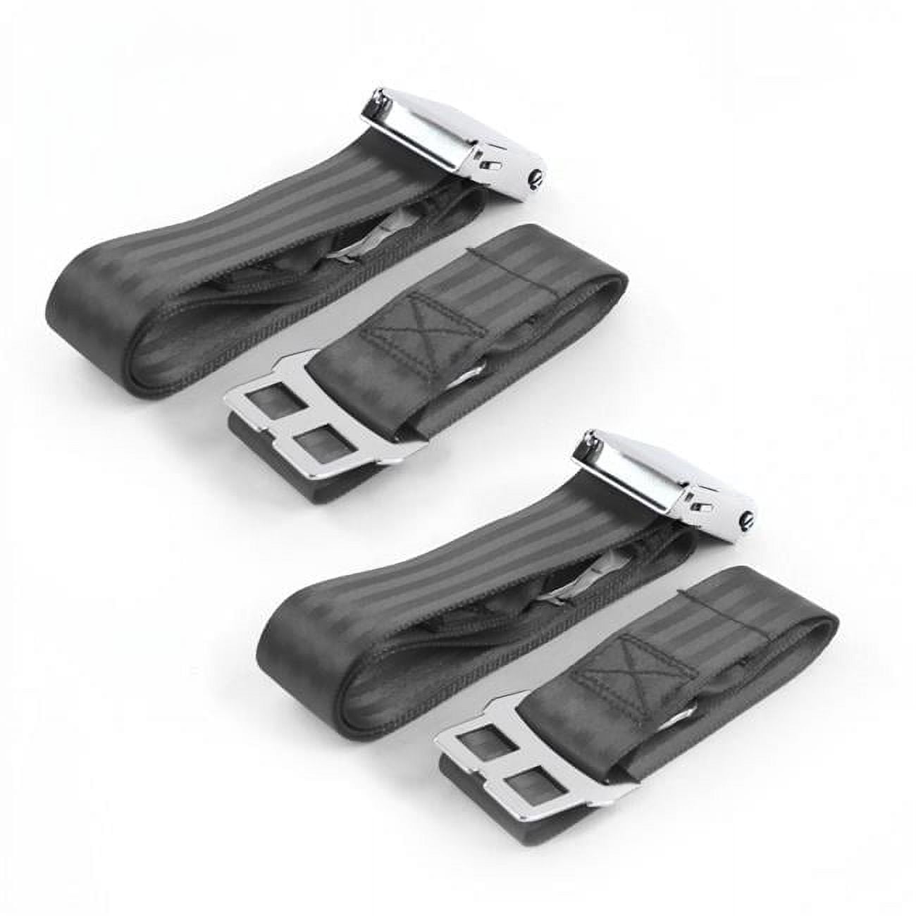 SafeTBoy VW Type 1 1958-1967 Airplane 2 Point Charcoal Lap Bench Seat ...