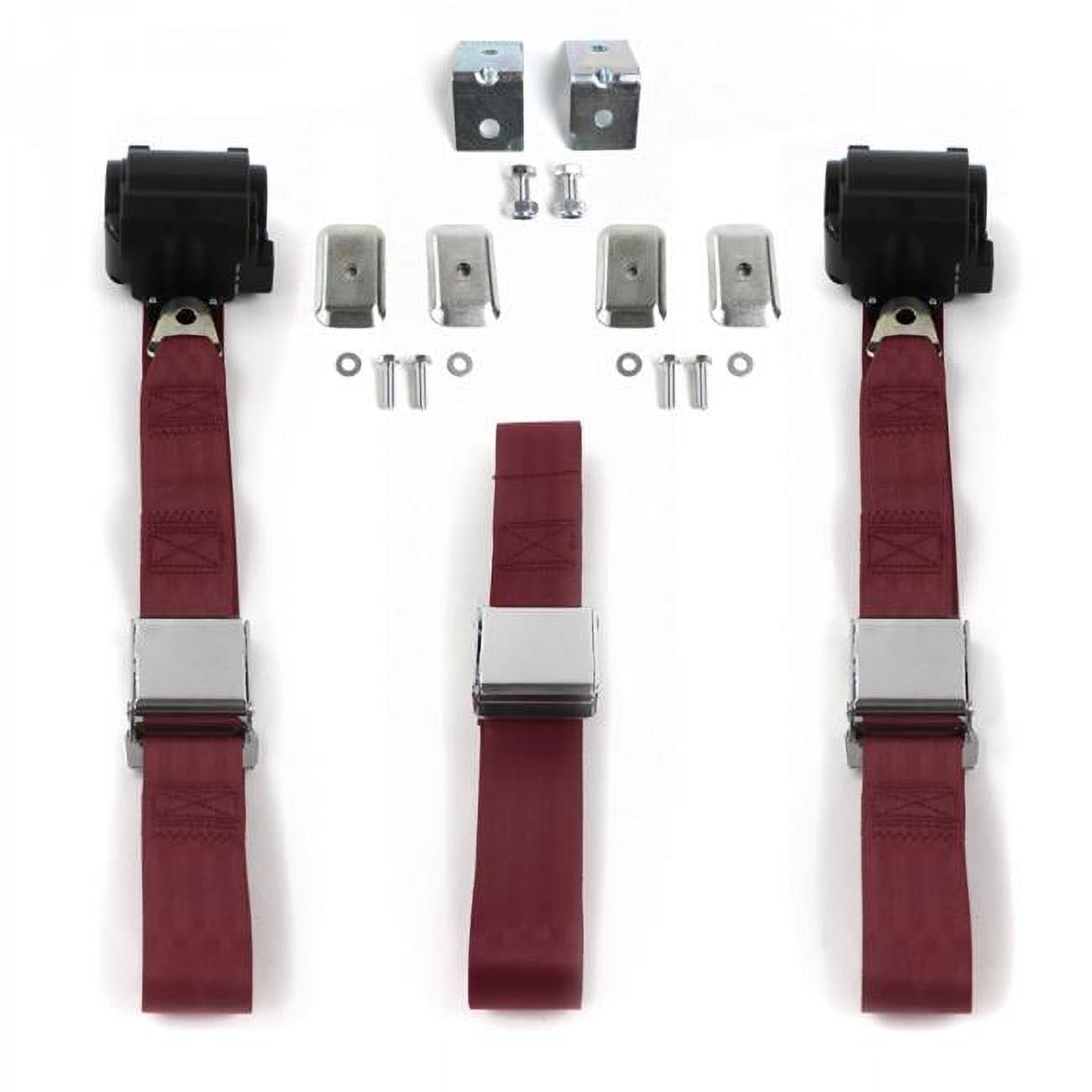 SafeTboy AMC Hornet 1970-1977 Airplane 2 Point Burgandy Retractable ...