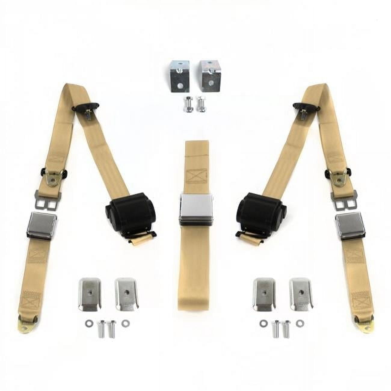 SafeTboy Chevy S10 Blazer 1982-1994 Airplane 3 Point Tan Retractable ...