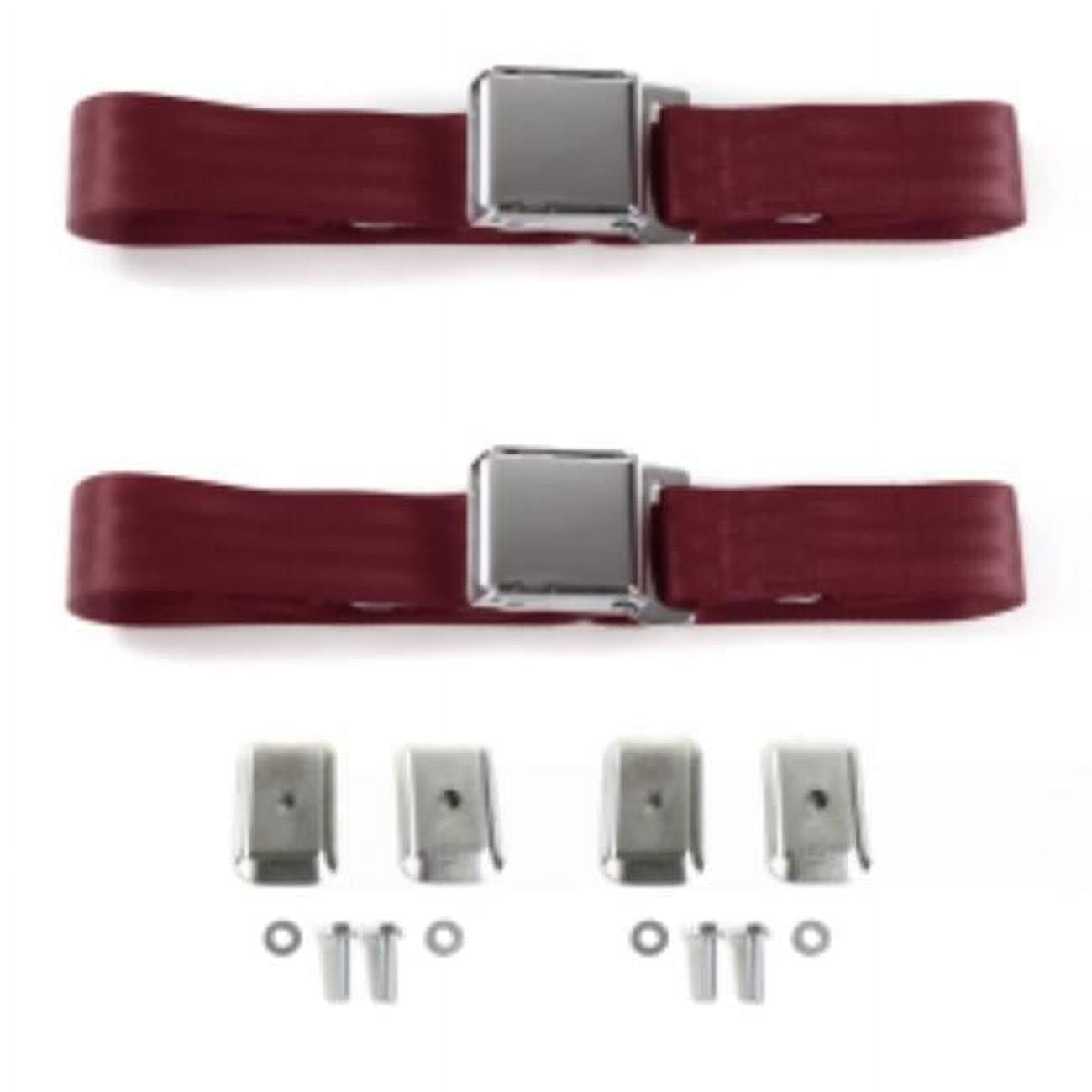 SafeTboy Chevy Truck 1955-1959 Airplane 2 Point Burgandy Lap Bucket ...