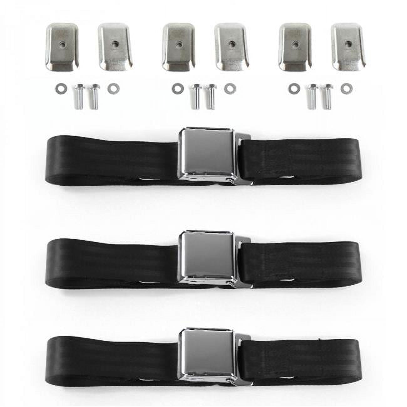 SafeTboy Ford Bronco 1980-1996 Airplane 2 Point Black Lap Bench Seat ...